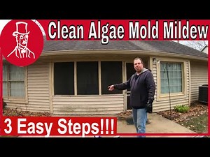 How to Clean Green Algae off of Your House