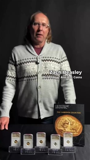 The Cambridge Collection tells the story of the world’s first coins—our Director of Ancient Coins, Zach Beasley, explains Ionian electrum to Croesus’ groundbreaking bi-metallic standard. The most important reform attributed to Croesus was the introduction of a bimetallic coinage in gold and silver, first augmenting and then replacing previous electrum issues. The creation of separate gold and silver denominations was a visionary move that had a major impact on the ancient economy. Croesus gold s