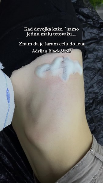 Adrijan Black Wolf #tattoo #fyy #fyp #blackwolf