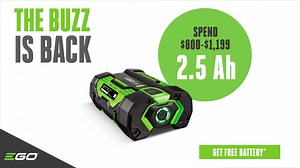 6K views · 54 reactions | Spend $800+ on any of EGO’s outdoor cordless power equipment and receive a FREE EGO Lithium Battery via redemption. T&Cs apply. | EGO Power Plus | Facebook