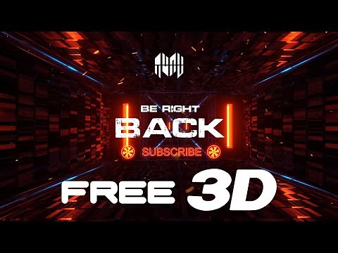Live Stream be right back Overlay 4K - No Copyright (FREE DOWNLOAD)
