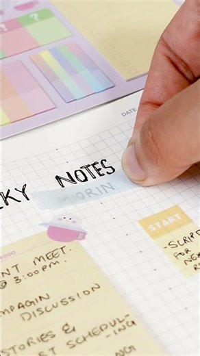 Miorin Study Sticky Notes Set 1