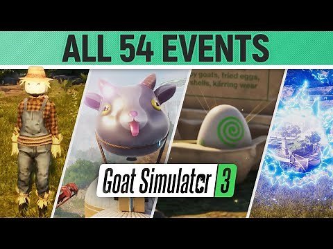 Goat Simulator 3 - All 54 Events - Full Game