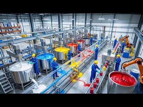 Inside the Wall Paint Factory: How Modern Paint Is Made Step by Step