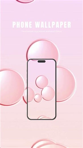 Pink Bubbles 🌸🫧 Relaxing Aesthetic Animation Loop #shorts