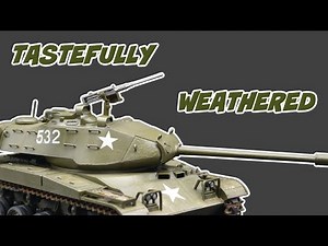 Painting and Weathering the BEST BEGINNER Model KIT - Tamiya M41 Walker 1/35 Scale Model Tank.