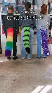 Our moving tails come fully customized for you! With 11 moves, USB charging, Bluetooth, Walk Mode, and sync with EarGear, they are the best fun 🥰 | The Tail Company