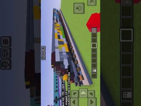 New bright line train in Minecraft