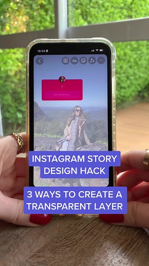 Adding a transparency effect over your photos in Stories allows your stickers and text to pop 💥 Here are three easy design hacks from @dudabnascimento #creatortips #igstoryideas