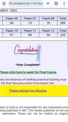 shocking😔 cma inter june 2025 result #cma #icmai cma inter june 2025 result reaction video 🥺