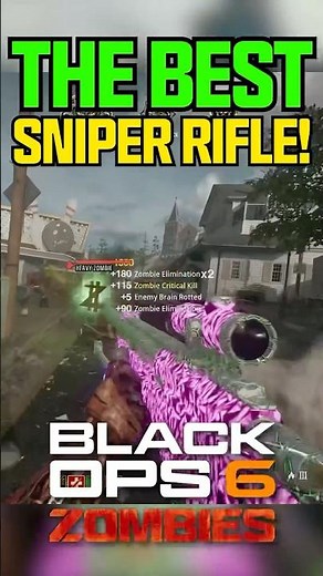 The BEST Sniper To Use in Black Ops 6 Zombies!