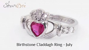 1.9K views · 102 reactions | Happy July Birthday! Birthday Claddagh Ring just for you: https://www.creativeirishgifts.com/p/birthstone-claddagh-ring-jz040g | Creative Irish Gifts | Facebook