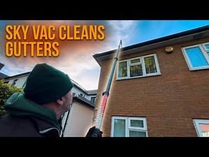 Sky Vac Machine Tutorial | How to Clean Gutters Like a Professional