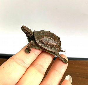 Bronze Carved Turtle Statue. Exquisite Piece, Captivating Work - Etsy