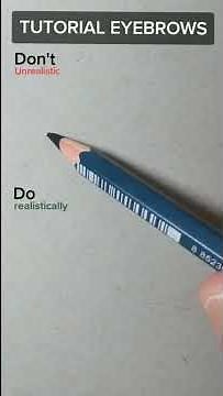 How to drawing your eyes brows easy | learning step by step