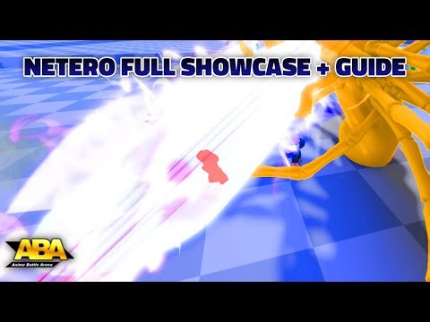 [ABA UPDATE] NETERO FULL SHOWCASE + GUIDE (BROKEN HXH GAMEPASS CHARACTER BEST IN THE GAME)