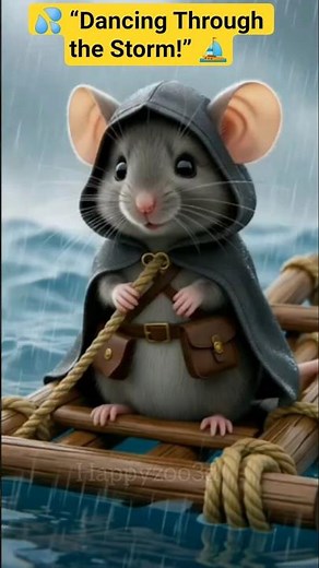 Cute Mouse Dance in the Rain 🐭🌧️ | Funny & Adorable Animation | Viral 3D Dancing Mouse Video 2025