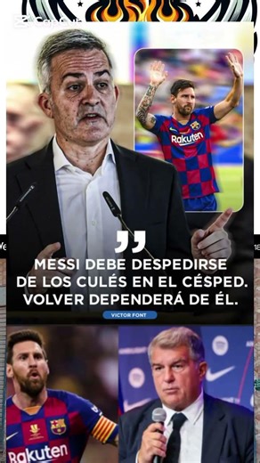 ¡Messi se despide del Barça! ¿El adiós definitivo?
