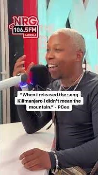 Pcee explained the meaning behind the killimanjaro song.