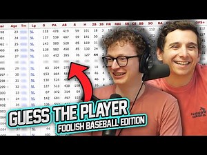 Can Foolish Baseball name these players ONLY by their stats?