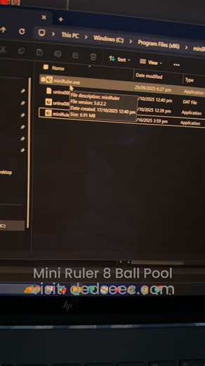 In this reel I show how I can analyze and patch the Mini Ruler cheater program using xdbg to bypass its activation code for analysis and learning purposes. Mini Ruler is a program that cheats in the 8 Ball Pool game. #8BallPool #miniruler #cracked #pubg #pubghacks #8ballpooltrickshot #hacking #courses | DedSec