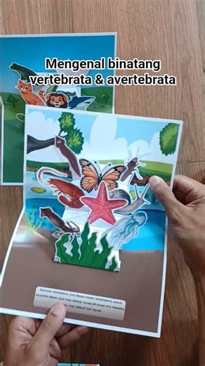 Getting to know vertebrate and invertebrate stars // Pop up learning media