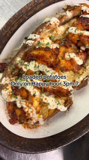Different types of loading potatoes only happy hour with our specials drinks #happyhour #richardsontx #richardsonrestaurant #dfwrestaurant #bestrestaurants #datenight ##loadingpotatoes