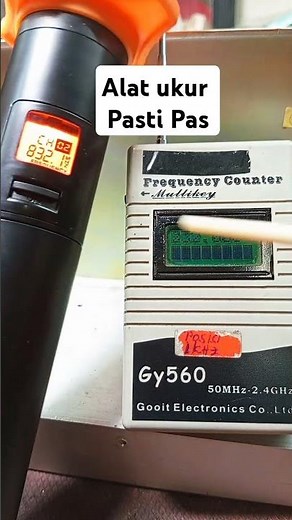 Frequency Test on Wireless Mic #shorts #trending #viral #micwirelles