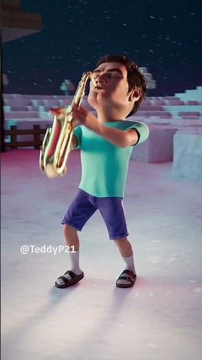 Minecraft RTX: What if ~83 EPIC SAX STEVE #Shorts