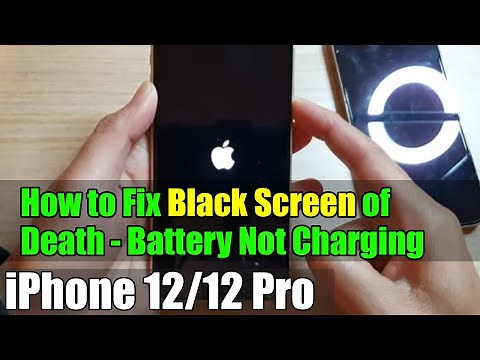 How to Fix Black Screen of Death - Battery Not Charging on iPhone 12/12 Pro