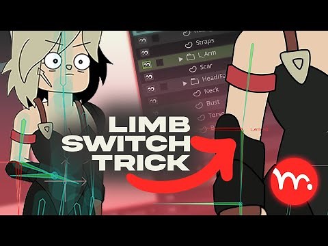 Moho Pro Trick: Move Limbs In Front or Behind the Body! | Smart Bones + Reference Layer Tutorial