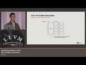 2025 US LLVM Developers' Meeting: Scheduling Model in LLVM: Past, Present, and Future