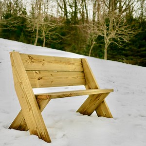 Possibly one of my favorite projects to date! Super simple but modern outdoor bench. Quick, Easy, and Cheap! Full plans 👉 https://rogueengineer.com/diy-outdoor-bench-plans-with-back/ YouTube Video 👉 https://youtu.be/y12psLC230I | Rogue Engineer