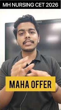 MH Nursing CET 2026 | Special Maha Offer | Good Friday | Discount on all Batches 🥳 #mhnursingcet2026