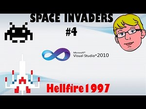 Visual Basic 2010 - Space Invaders - Part 4 - Using Labels to Fire Shots