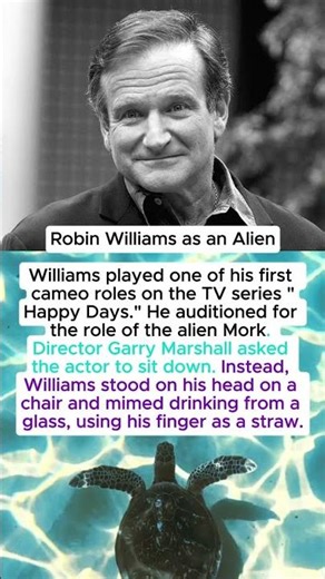Robin Williams as an Alien