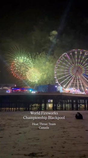Team Canada brought this year’s World Fireworks Championship Blackpool to a dazzling close ✨ The winning team - to be announced this week, will earn a place in the Champion of Champions finale in 2028! 🫶🏼 A huge thank you to all the competing teams and to Titanium Fireworks Ltd for their incredible efforts. These spectacular free displays take an enormous amount of work - from intricate programming and setup to preparing the beach and clearing everything away afterwards, often while racing aga