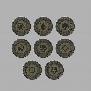 💰 Magic Token Coins – Complete Set (8 Coins)