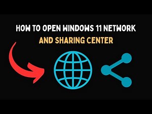 How to open Windows 11 Network And Sharing Center