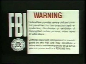 Warner Home Video (1997) Logo (With FBI Warning)
