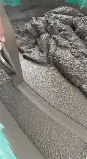 Manual Concrete Plastering Process | Hand Finish Like A Pro #construction #plastering #DIY