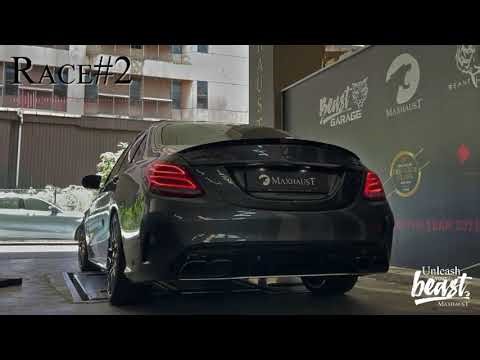 Installation MAXHAUST Sound System sur une Mercedes Classe C W205- active-sound-booster.fr