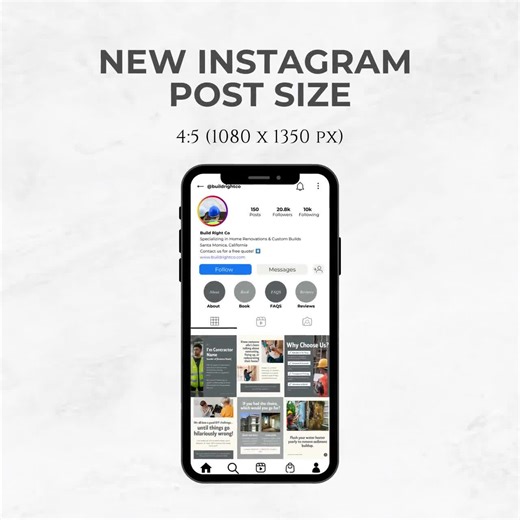 Contractor Instagram Posts Templates Construction Business Templates Contractor Marketing Posts Builder Social Media Renovation Business - Etsy