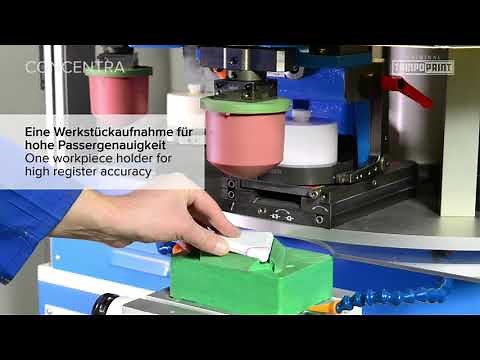 TAMPOPRINT - Multi-color pad printing machine // CONCENTRA