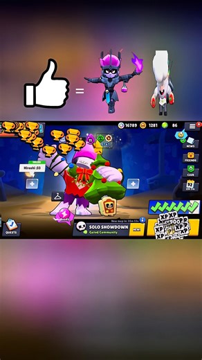 Daily events and unlocked an Angel Skin! 🔥 #randombs #supercell