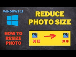 How to reduce size of Photo in windows 11 | Shrink Photo Size with step by step tutorial