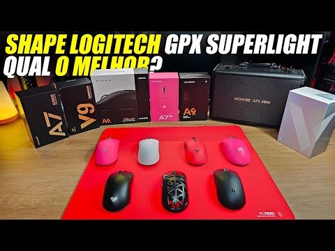 QUAL O MELHOR MOUSE do Aliexpress com SHAPE do Logitech G Pro X Superlight?!