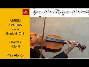 ABRSM Grade 8 Violin Exam (2024) C12 : Czardas - Monti
