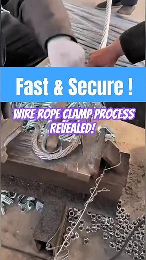 High Speed Steel Wire Clamp Assembly! Watch the Process