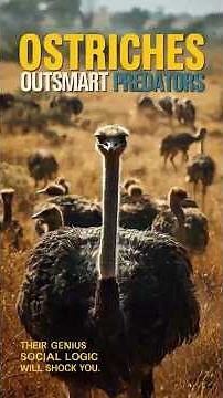 Ostriches' Secret Survival Trick: How Social Logic Helps Them Outrun Predators 🤫